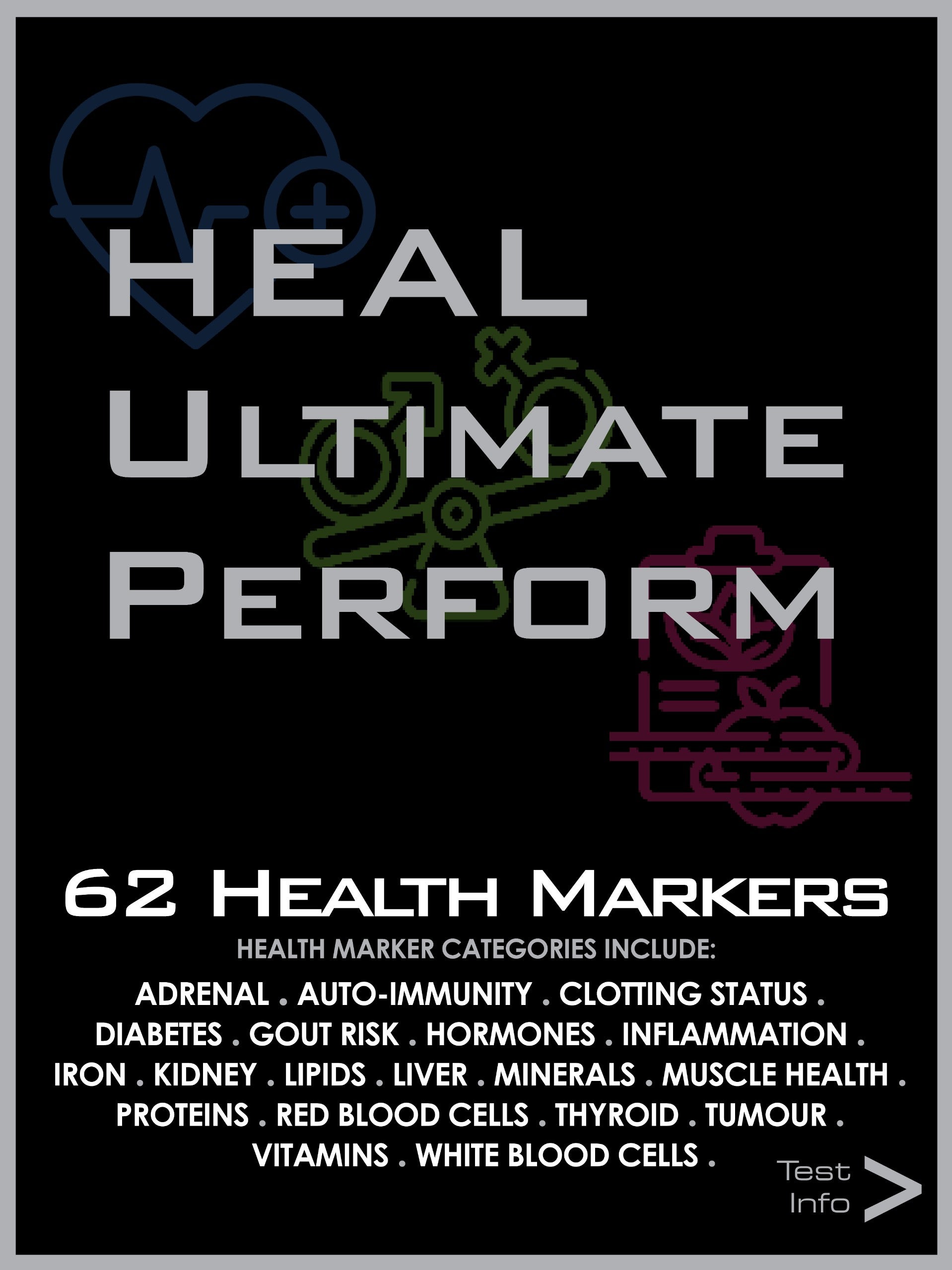 HEAL Labs Ultimate Perform Blood Test Kit | Transform & Perform | HEAL Labs