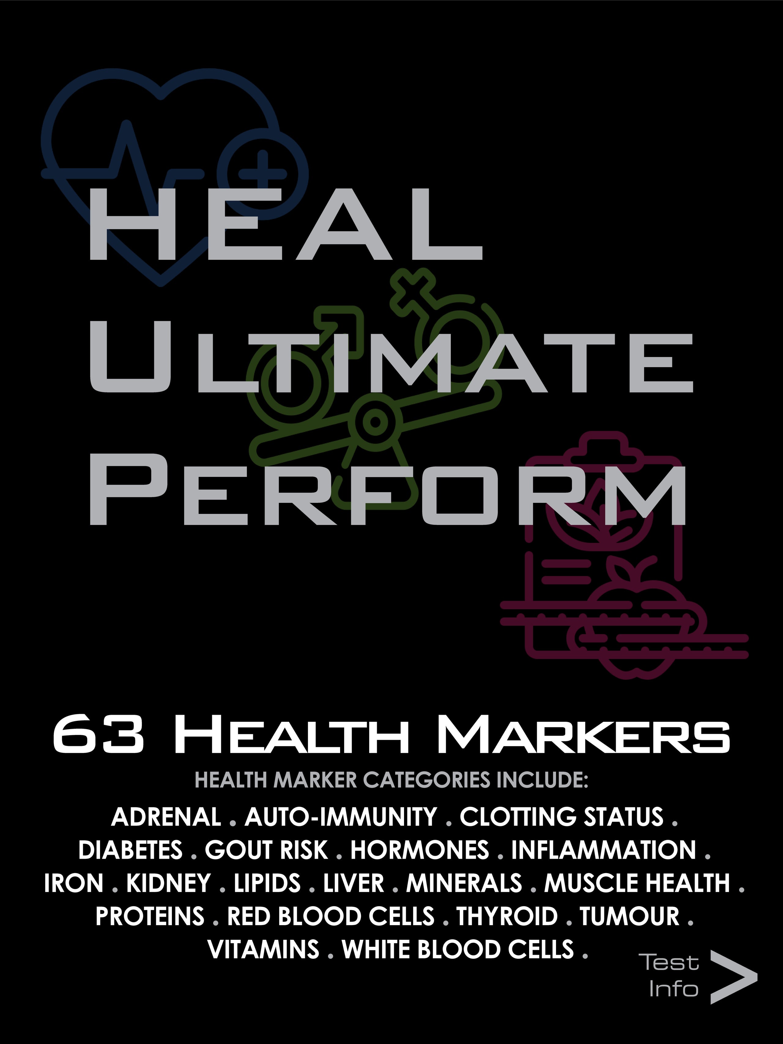 HEAL Labs Ultimate Perform Blood Test Kit | Transform & Perform | HEAL Labs